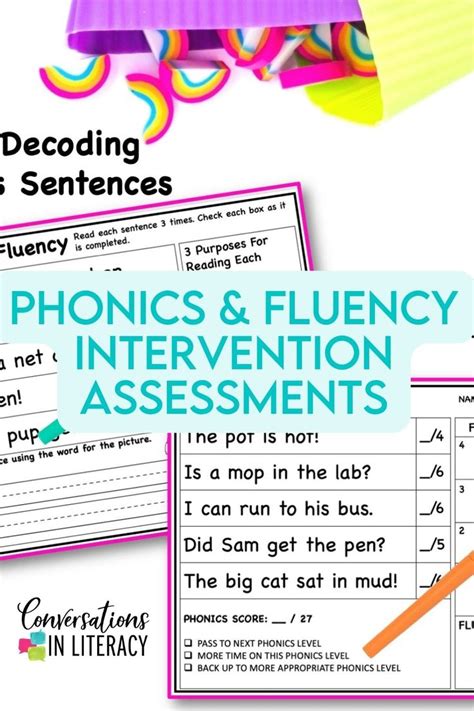 Decoding Phonics Worksheets & Fluency Activities With Assessments Bundle | Reading fluency ...