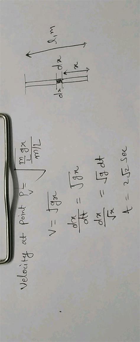 a uniform string of length 20 mathrm{m} is suspended from a rigid