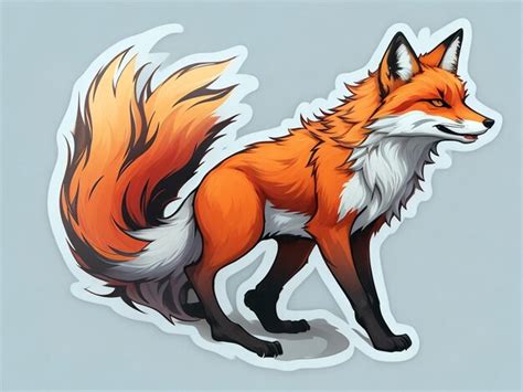 Premium Ai Image Vectordesignfox0nwhithebackground04