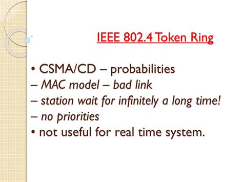 Ppt Token Bus And Token Ring Powerpoint Presentation Free Download Id6093505