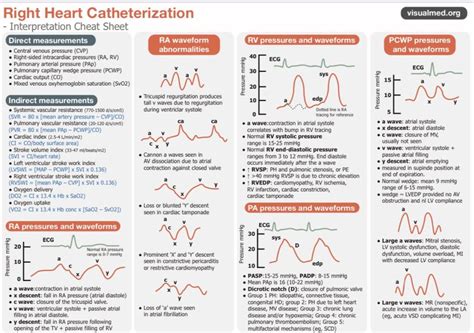 Right Heart Catheterization A Quick Interpretation Guide Visualmed Clinical Trials