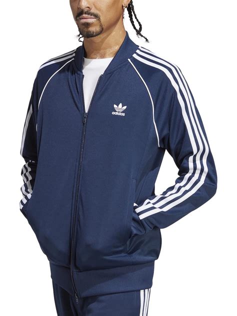 Buy Adidas Striped Recycled Polyester Track Jacket Blue At 28 Off
