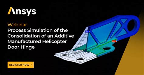 Process Simulation Of The Consolidation Of An Additive Manufactured Helicopter Door Hinge