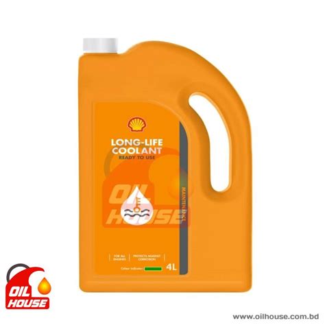 Shell Premium Long Life Coolant Premixed Green 4l Oil House Bangladesh