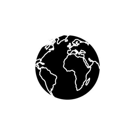 Earth Silhouette Vector Art Icons And Graphics For Free Download