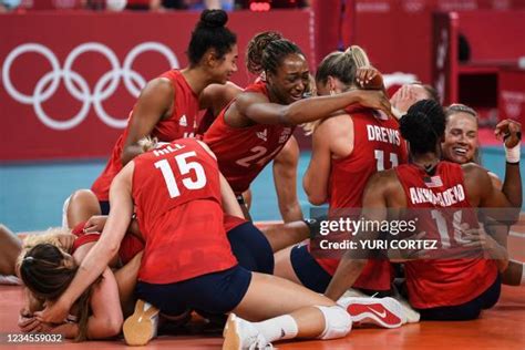 Us Olympic Womens Volleyball Photos And Premium High Res Pictures