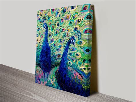 Gemini Peacock Art By Iris Scott Canvas Prints Australian And New Zealand