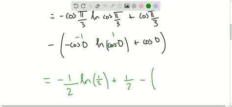 solved two methods evaluate ∫0 π 3 sinx ln cosx d x in the following