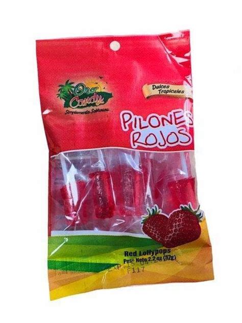 Oro Candy Pilones Rojos Red Lollypops All Ways 99