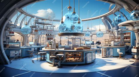 Premium Photo Model Of A Science Lab Design