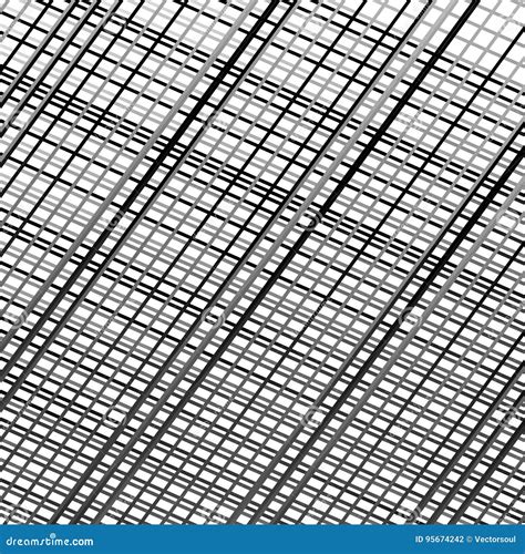 Grid Mesh Of Lines Abstract Geometric Pattern Stock Vector Illustration Of Matrix Lineal