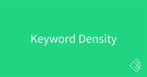 Keyword Density