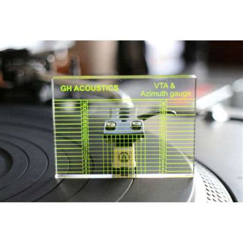 Precision Turntable Azimuth Ruler Headshell Alignment Vta Block