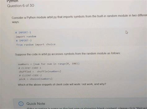 Question Of Consider A Python Module StudyX