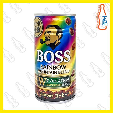 三得利boss 彩虹山咖啡 罐裝 185g X 30罐