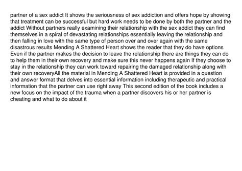Ppt Download Mending A Shattered Heart A Guide For Partners Of Sex Addicts Full Powerpoint
