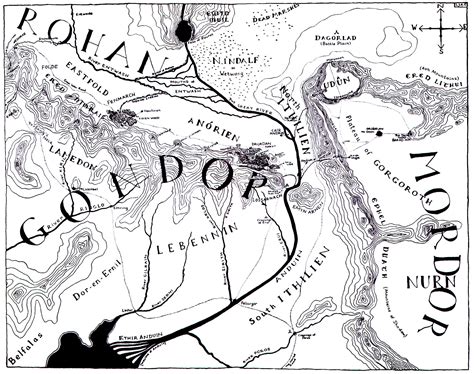 Maps Of Middle Earth