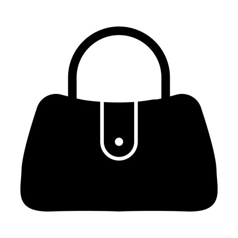 Handbag Icon Vector For Graphic Design Logo Website Social Media Mobile App Ui Illustration