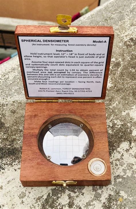 Convex Spherical Crown Densiometer ~ Spherical Densiometer Essential Tool For Scientific