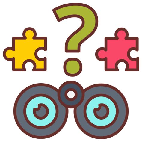 Find Solution Seeking Answer Solving Puzzle Elucidation Icon