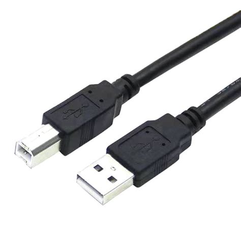 Black Usb Printer Cable Usb 20 Type A Male To Typ Grandado
