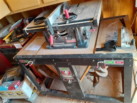 Craftsman Rotary Tool Bench With Table Saw 6 Disc Sander And 10 Band