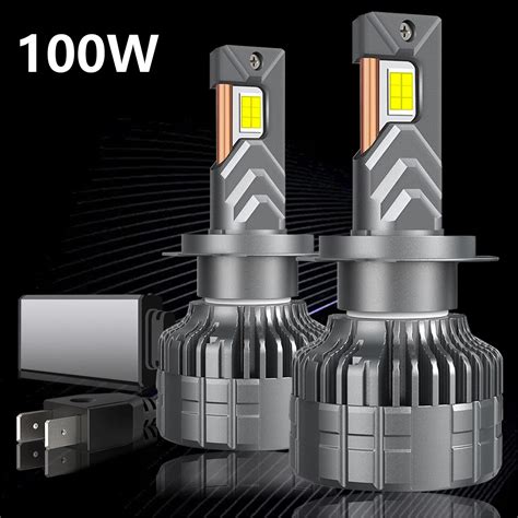 Car Led Headlight Bulb 100w High Brightness 12v 24v H4 H7 H11 Led Bulb
