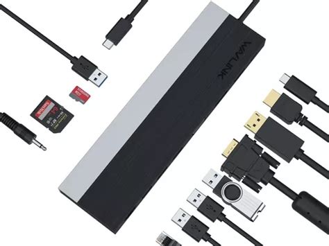 Hub Usb C 12 En 1 Wavlink 3 0 Docking Station 4k Hdmi Dp Vga Meses Sin Interés