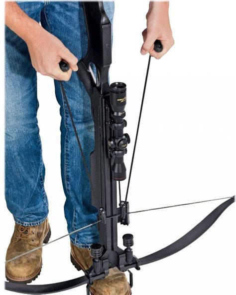 How To Cock A Crossbow Try A Cocking Rope My Archery Corner
