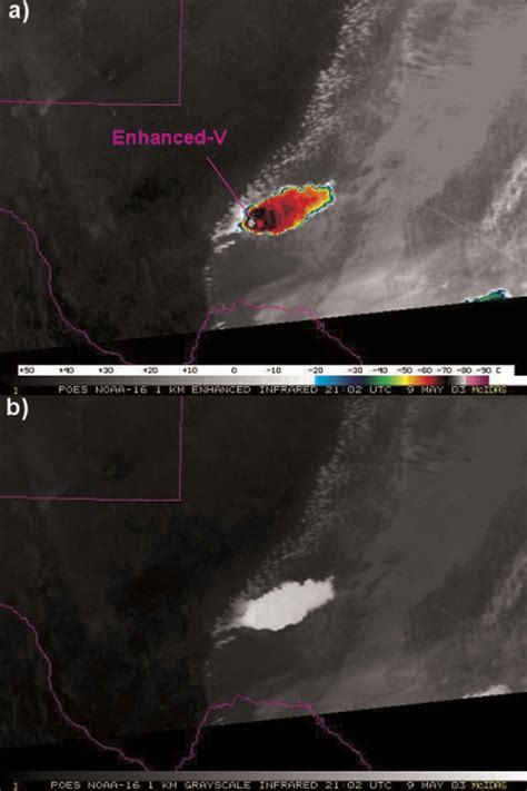 A Deep Convective Storm With An Enhanced V Over Southwestern Tx From