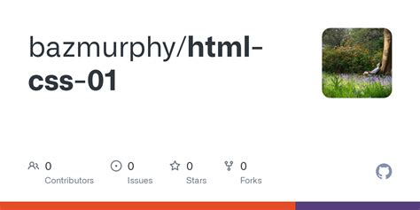 Github Bazmurphy Html Css