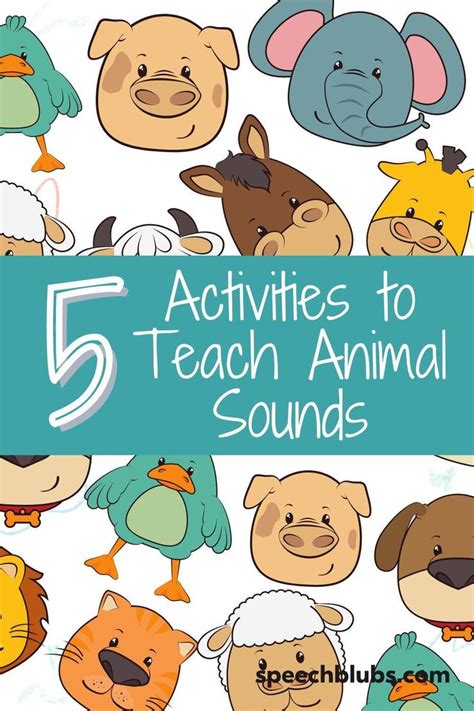 Animal Sounds Babies And Speech Development Speech Blubs Animal