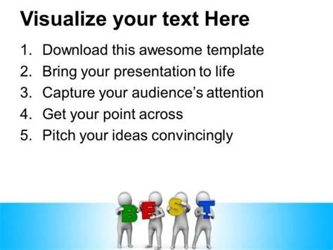 D Illustration Of Best Text PowerPoint Templates Ppt Backgrounds For Slides