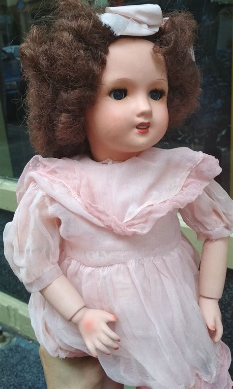 Vintage Large Walking Doll In Original Box Pale Pink Dress Etsy