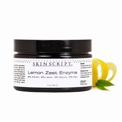 Skin Script Lemon Zest Enzyme Alexanders Aesthetics