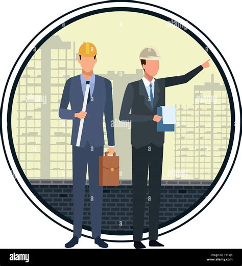 Construction Teamwork Avatar Stock Vector Image And Art Alamy