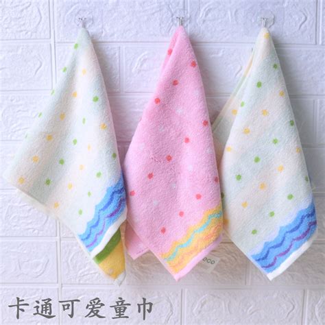 孚日lifeco竹纤维抗菌鱼跃面巾可爱童巾卡通学生洗脸小毛巾l1910t虎窝淘
