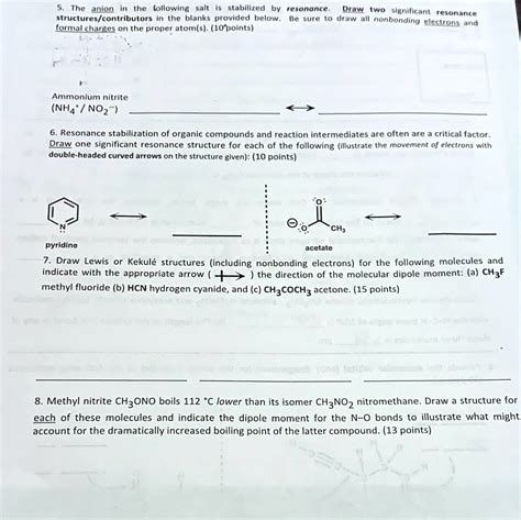 Ch3no2 Lewis Structure Conjugate Acid
