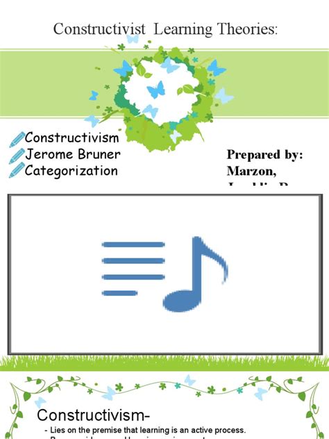 Constructivist Learning Theories Constructivism Jerome Bruner