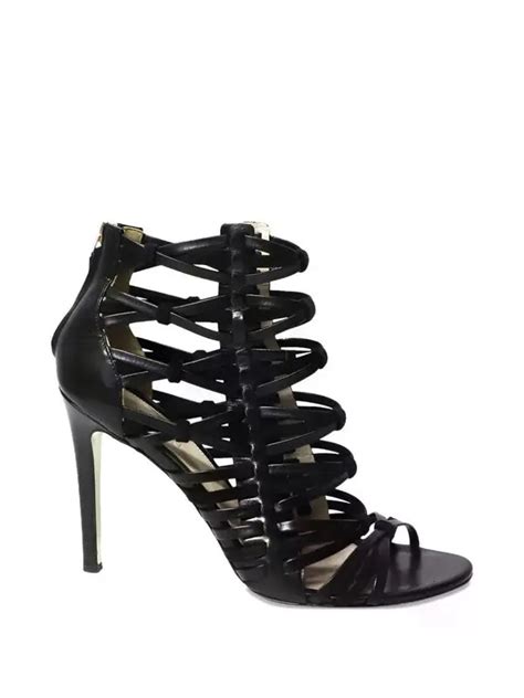 Jason Wu Leather Sandals Black Editorialist
