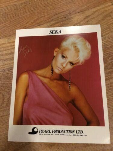 Seka The Platinum Princess Of Porn Signed 8x10 Photo Inside Seka