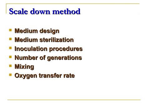 Fermentation Technology Oxygen Transfer Antifoam Agents Agitation