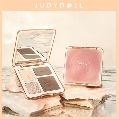 Judydoll Facial Highlighter Makeup Palette Face Lasting Glow Brighten