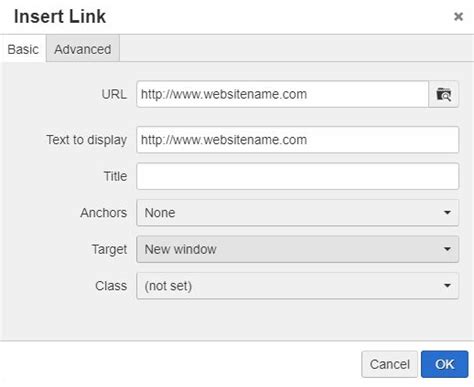 working with links modern campus cms support stockton university
