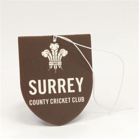Surrey Ccc Crest Air Freshener