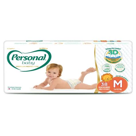 Fralda Premium Protection M Personal Pacote 38unidades Dia Distribuição