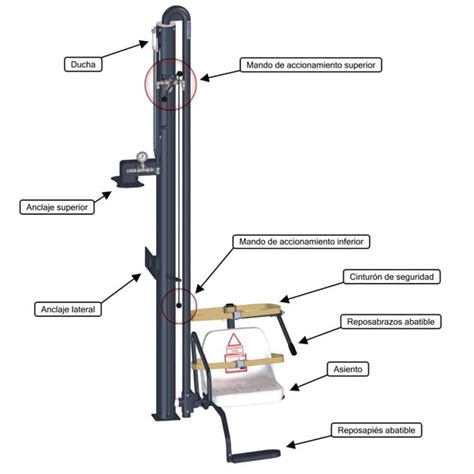 Elevador Para Piscina Metalu Pantalán Hidráulico Poolcomet