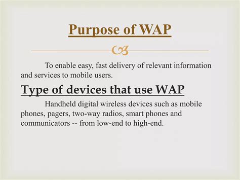 Wireless Application Protocol Vs Internet Protocol Wap Vs Ip Ppt