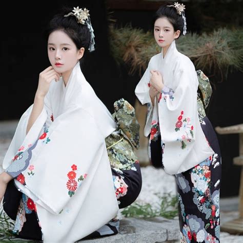 Goddess Girl Kimono Female Formal Costume Traditional Atmosphere