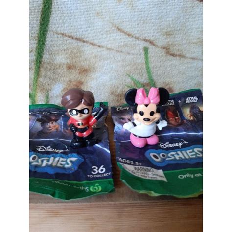 Collectibles Set 57 Disney Ooshies Minnie Mouse Elastigirl Incredibles